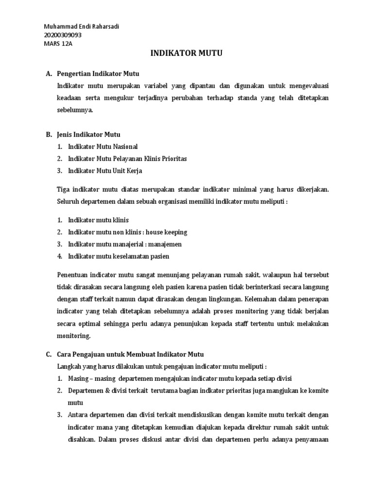 Tugas 3 - 12A - M Endi Raharsadi - 20200309093 | PDF | Bisnis | Pengelolaan Keuangan & Uang