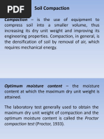 Soil Compaction | PDF | Soil | Civil Engineering