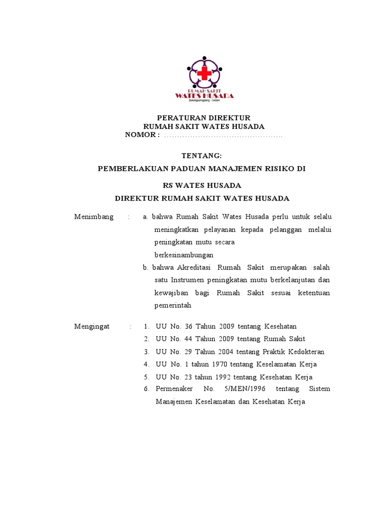 Panduan Manajemen Risiko Pdf