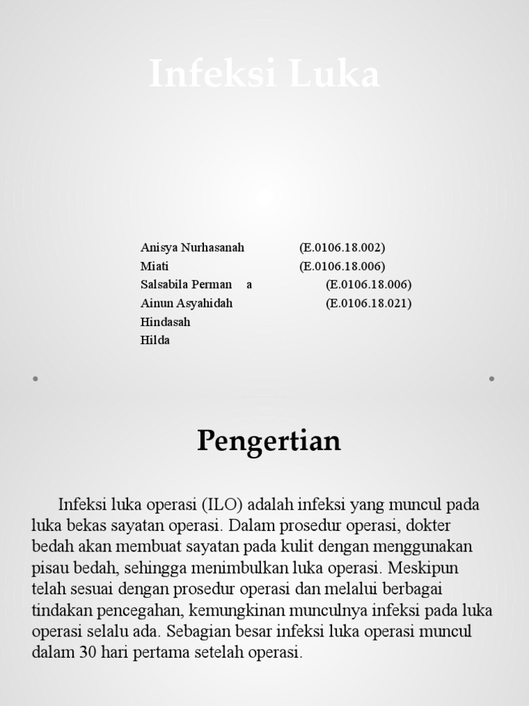 Infeksi Luka Perineum | PDF