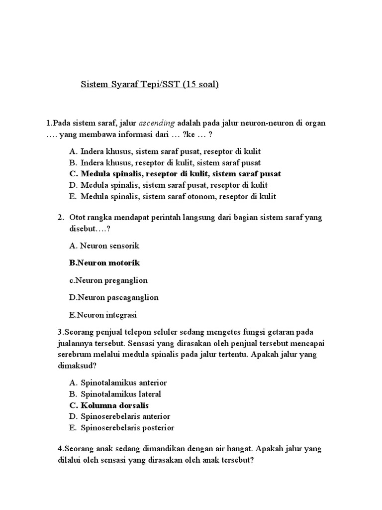 Latih Soal SST | PDF | Sains & Matematika