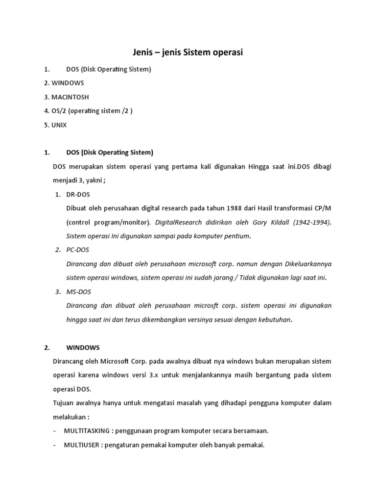Jenis Jenis So 1 Pdf