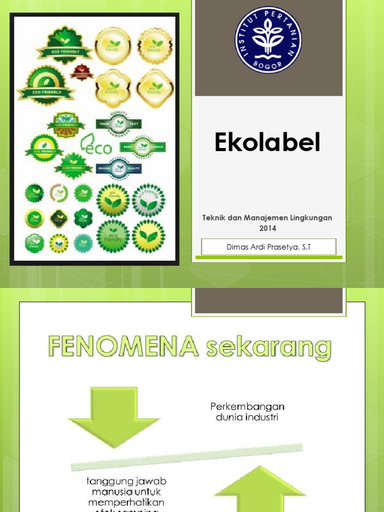 Ekolabel: Panduan dan Implementasi | PDF