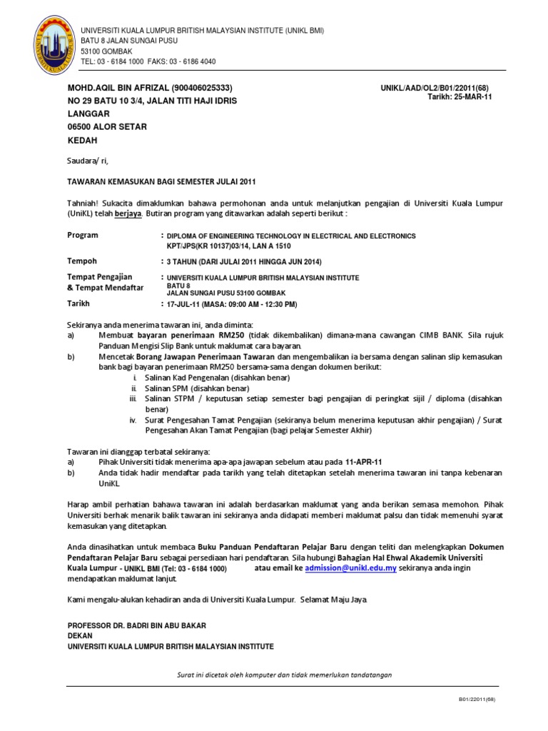 Offer Letter 2 | PDF