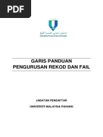 Panduan Pengedalian Fail Rasmi | PDF