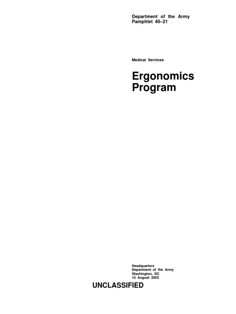 Army Technical Guide | PDF | Human Factors And Ergonomics ...