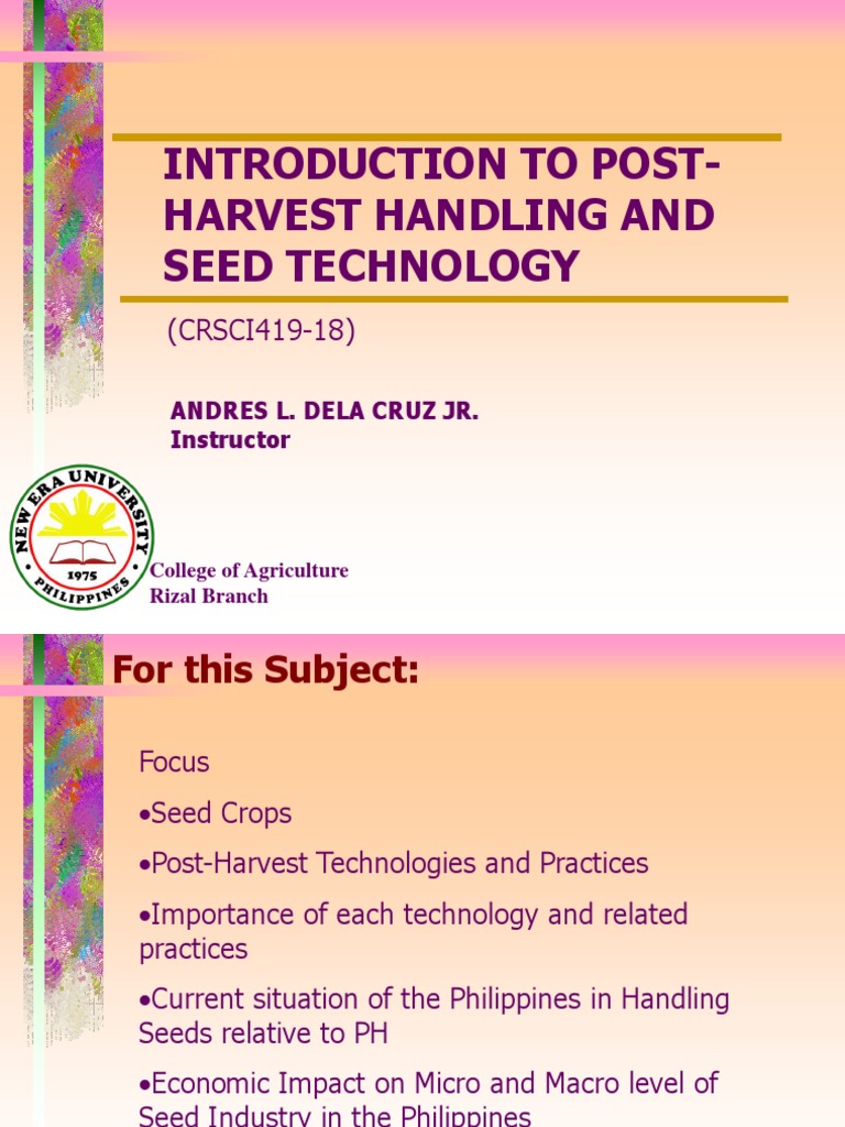 Lecture 1&2 - Introduction To Post Handling PracticesPDF | PDF ...
