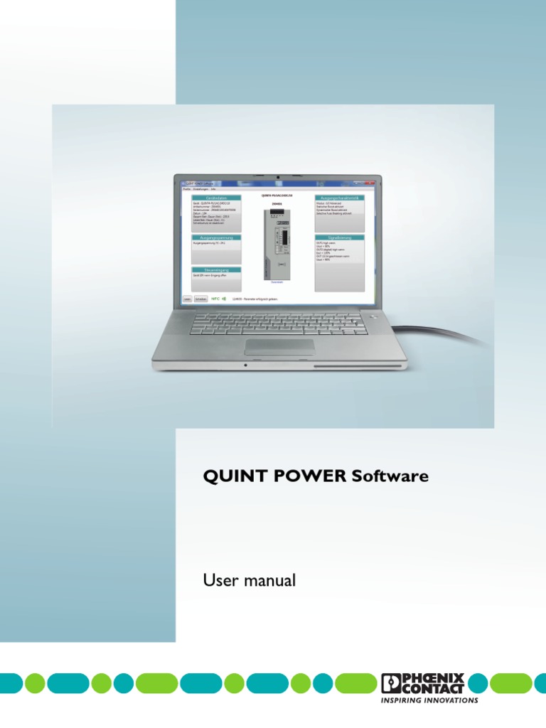 Quint Power Software | PDF | Power Supply | Input/Output