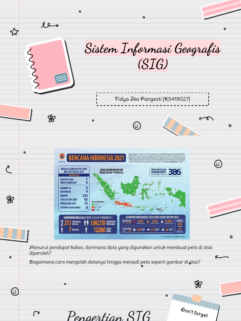Contoh Peta SIG dan Pengolahannya | PDF | Teknologi & Rekayasa