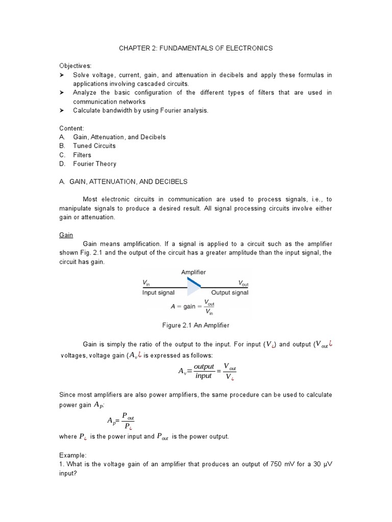EE 315 Module 2 | PDF | Inductor | Decibel