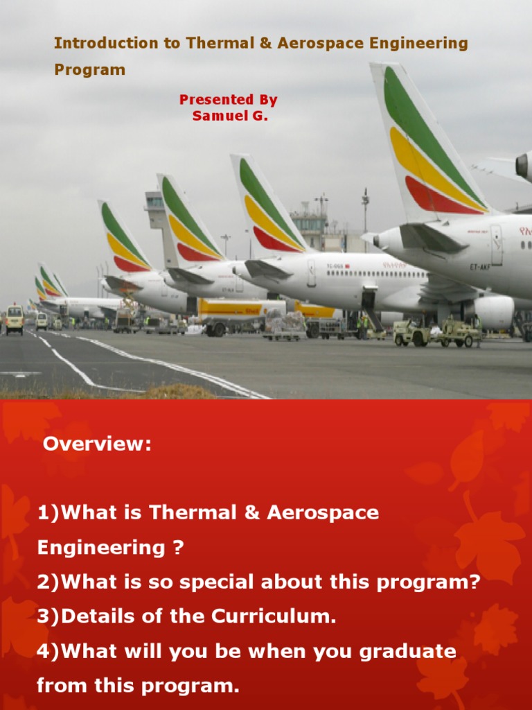 Thermal & Aerospace Engineering Overview | PDF | Engineering ...