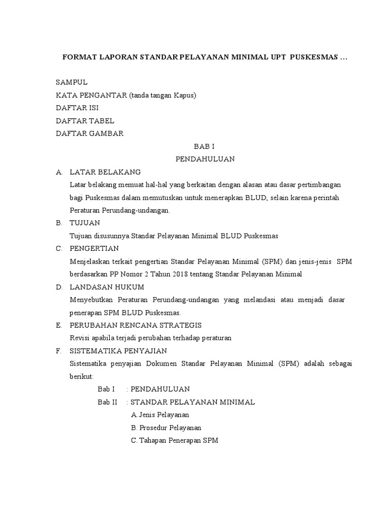 Format Laporan SPM BLUD Puskesmas 2022 | PDF | Pengelolaan Keuangan & Uang