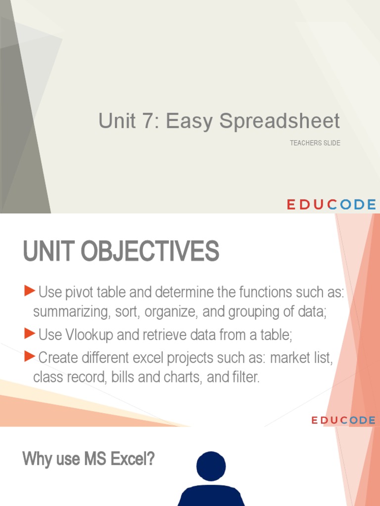 Easy Excel Pivot Tables & Vlookups | PDF | Information Retrieval | Software Engineering