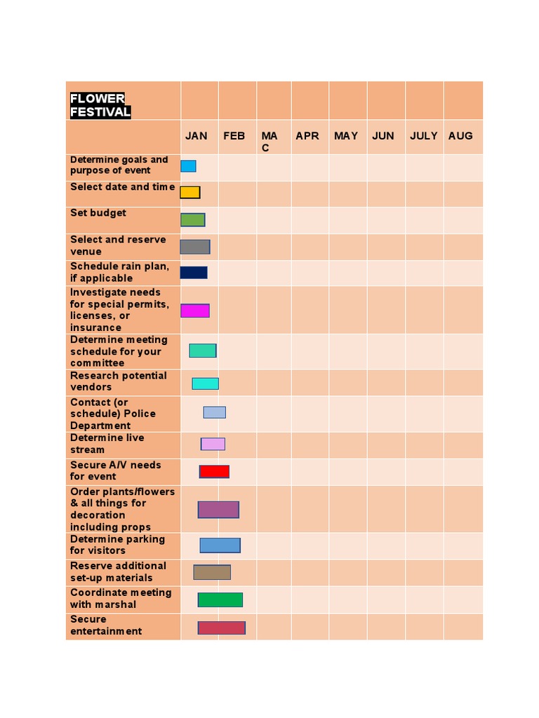 Plan Your Flower Festival Event | PDF
