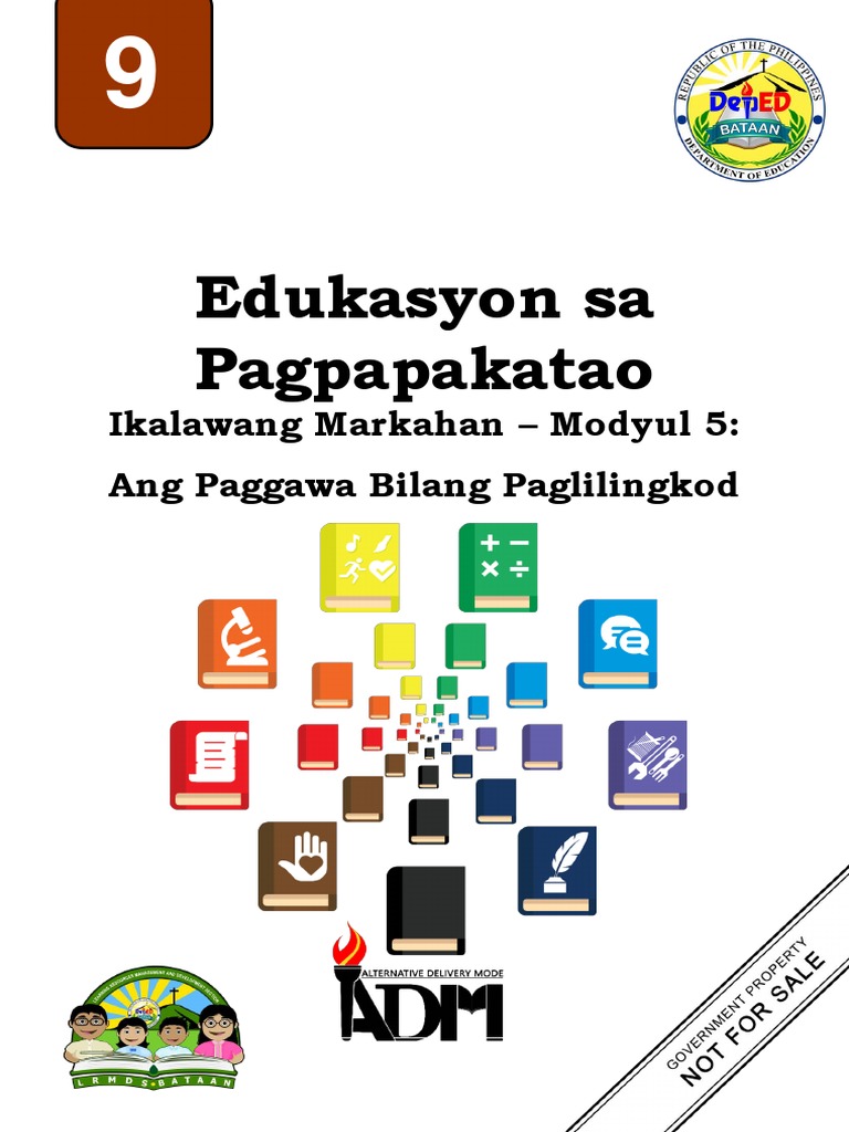 Esp9 - q2 - Mod5 - Ang Paggawa Bilang Paglilingkod Edited | PDF