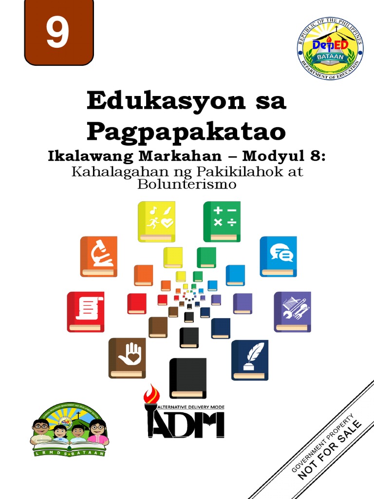 Esp9 - q2 - Mod8 - Kahalagahan NG Pakikilahok at Bolunterismo Edited | PDF