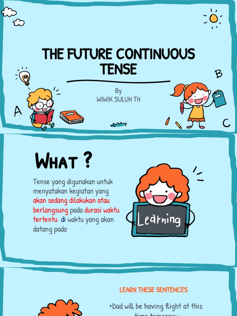 The Future Continuous Tense | PDF