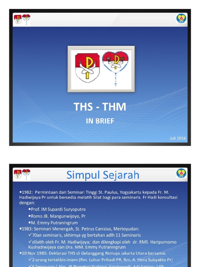 Sejarah THS-M New | PDF