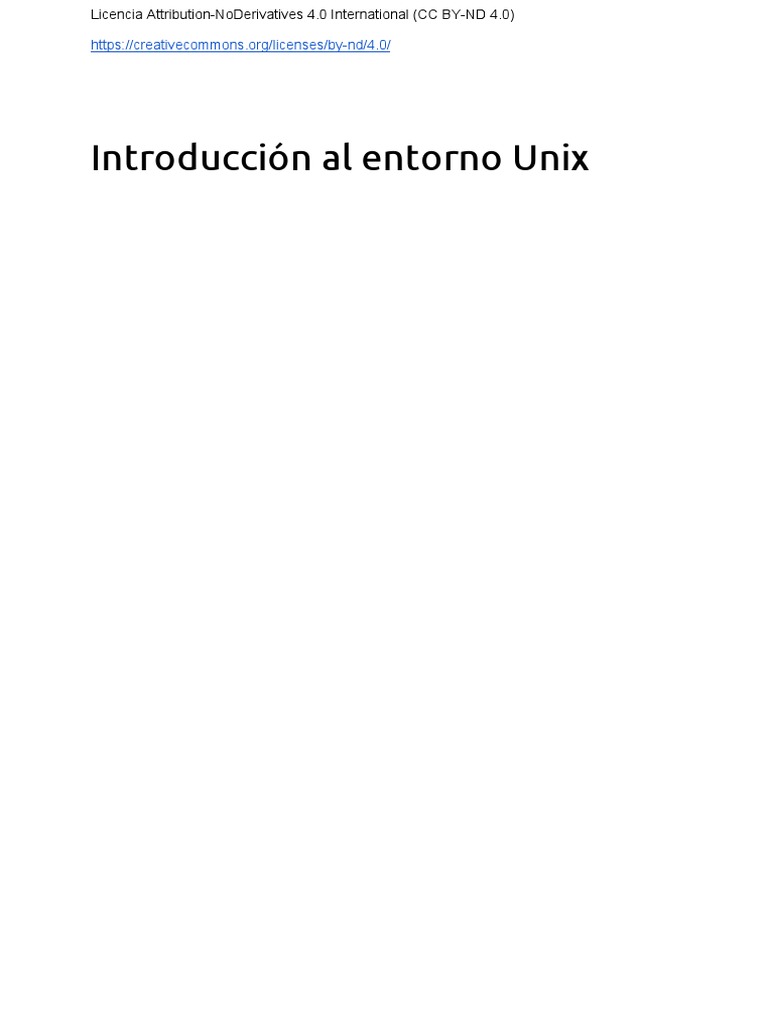 01 - Introduccion A Unix | PDF | Archivo de computadora | Directorio (Computación)