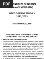 Introduction to Development Studies Notes | PDF | Gross Domestic ...