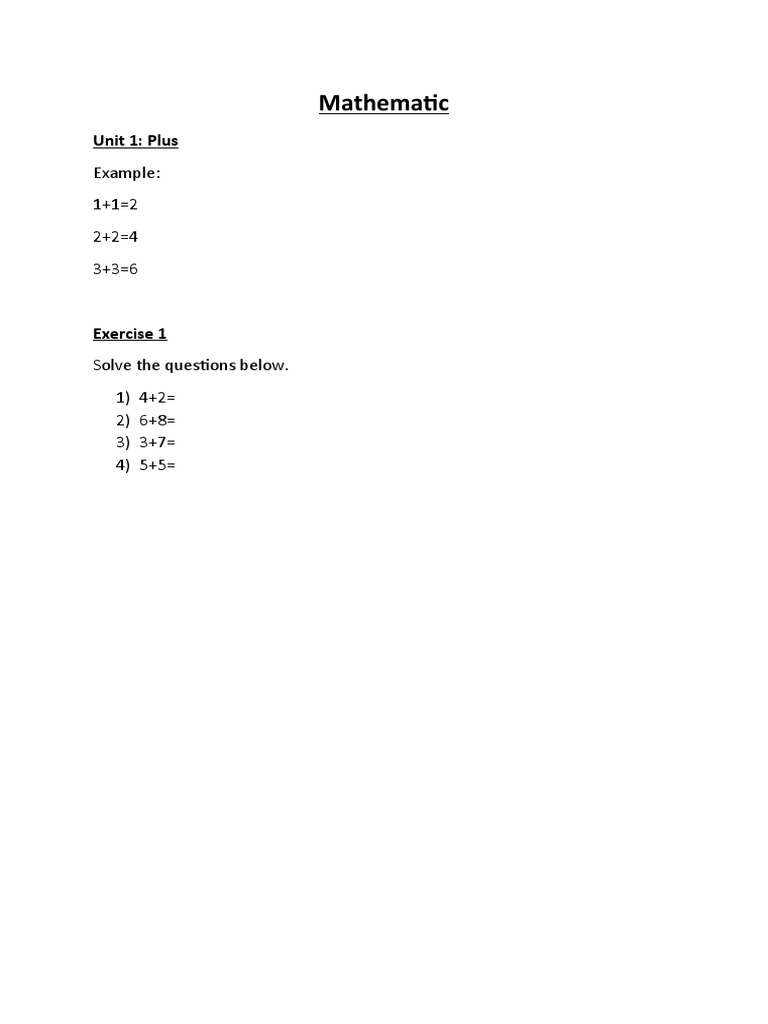 Mathematics Notes | PDF