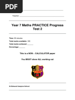 Year 8 Maths Progress Student Book | PDF