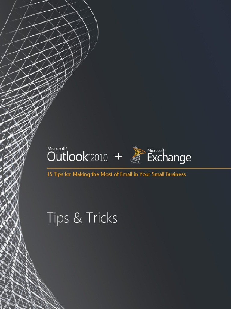 Microsoft Exchange Tips and Tricks | PDF | Microsoft Outlook | Mobile App