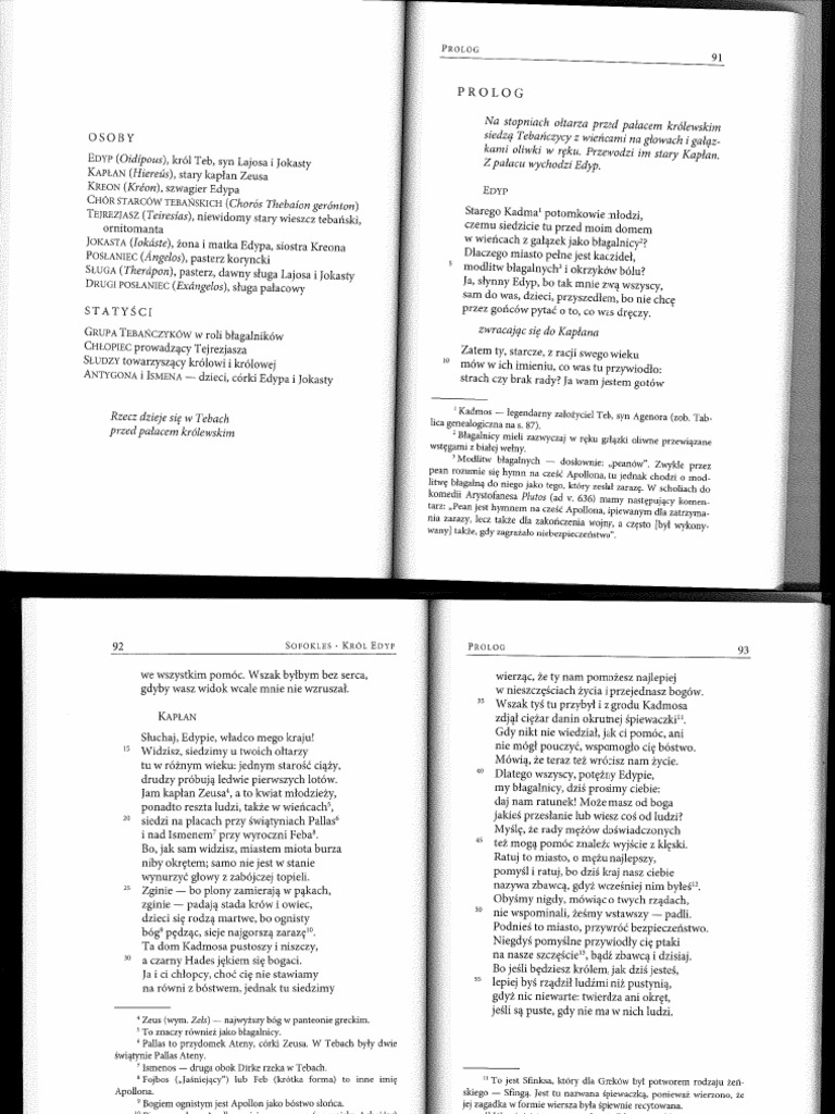 Król Edyp | PDF