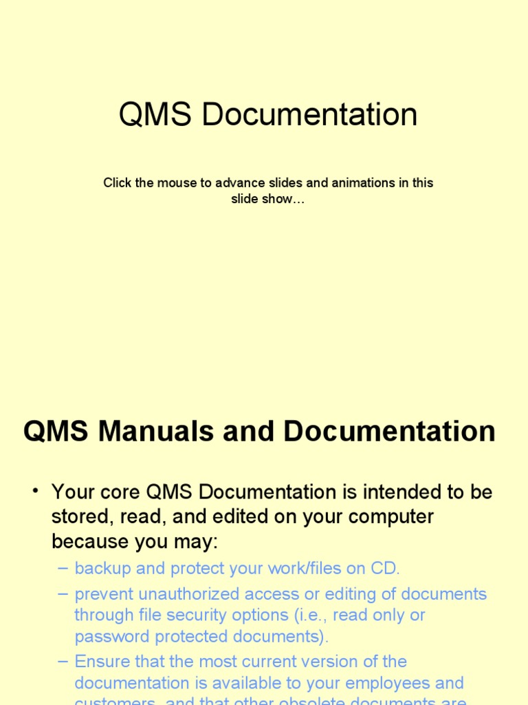 QMS Documentation | PDF | Quality Management System | Iso 9000