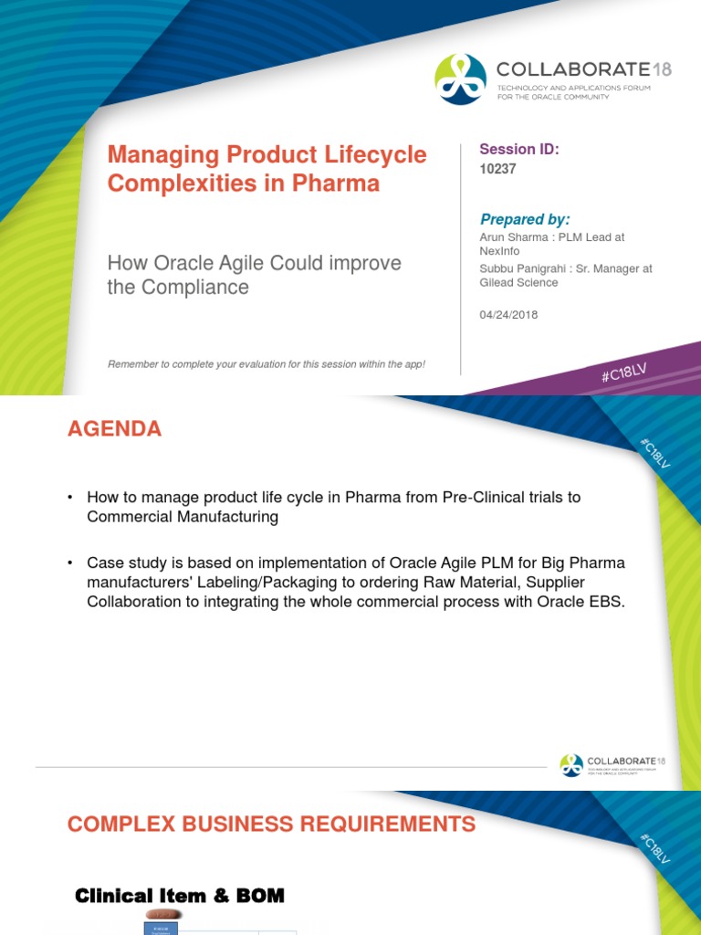 Managing Pharma Product Lifecycle with Oracle | PDF | Product Lifecycle ...