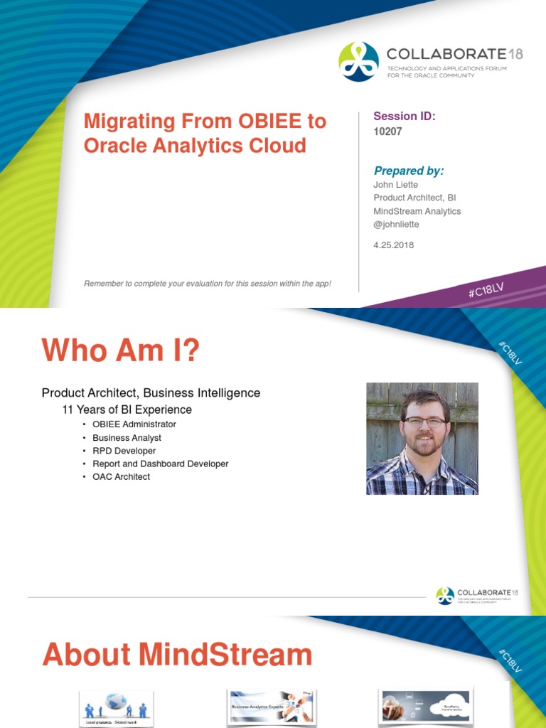 Migrating From Obiee To Oracle Analytics Cloud Ppt Pdf Cloud Computing Computer Architecture