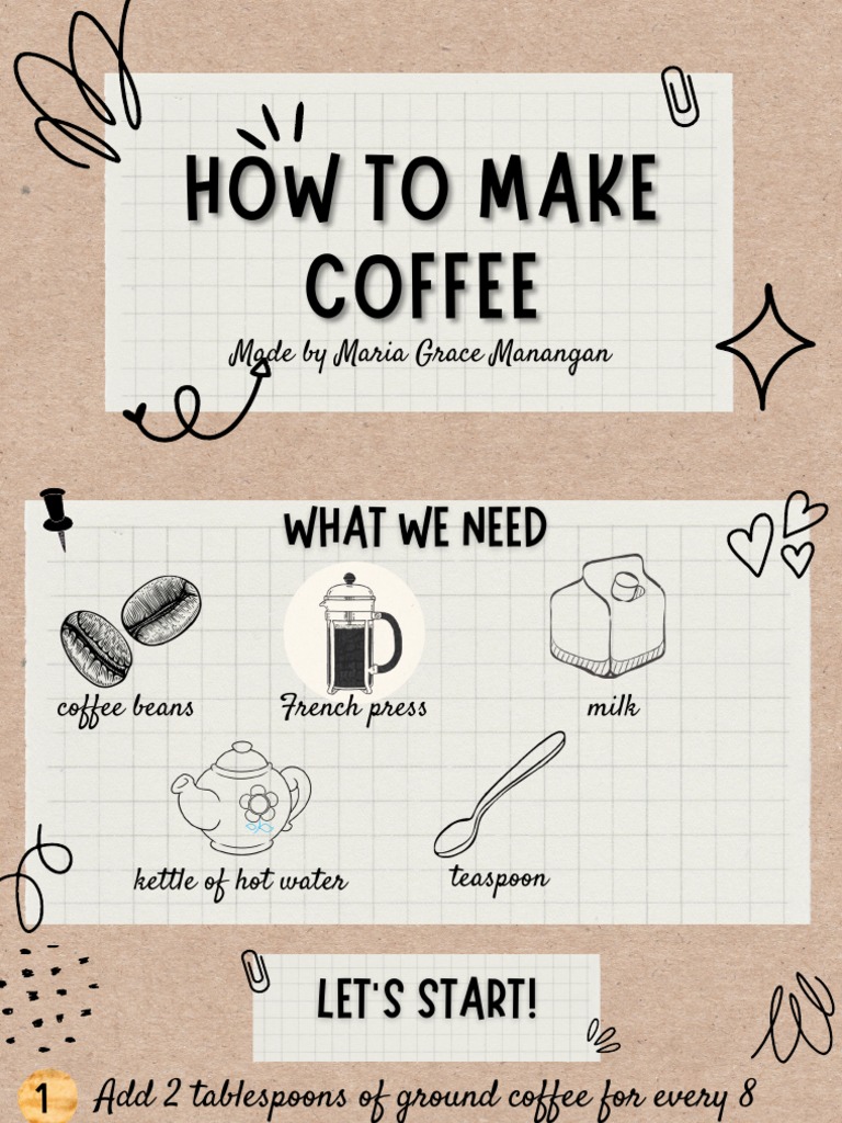 How To Make Coffee | PDF