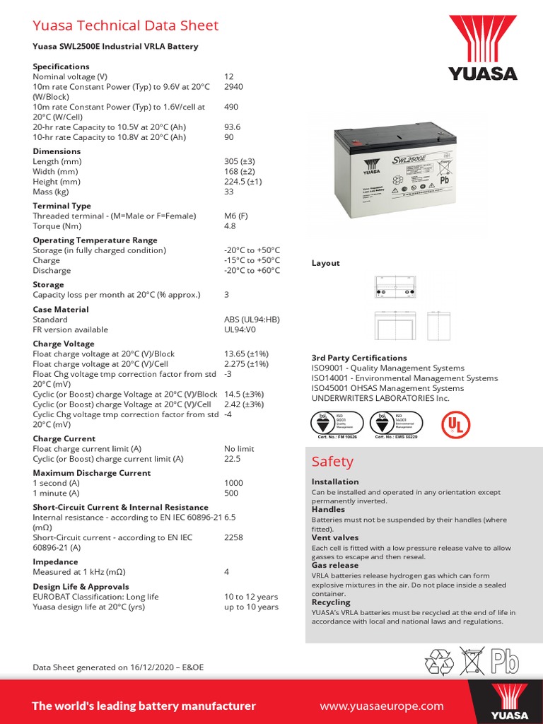 Swl2500e Datasheet | PDF | Electromagnetism | Electrical Engineering