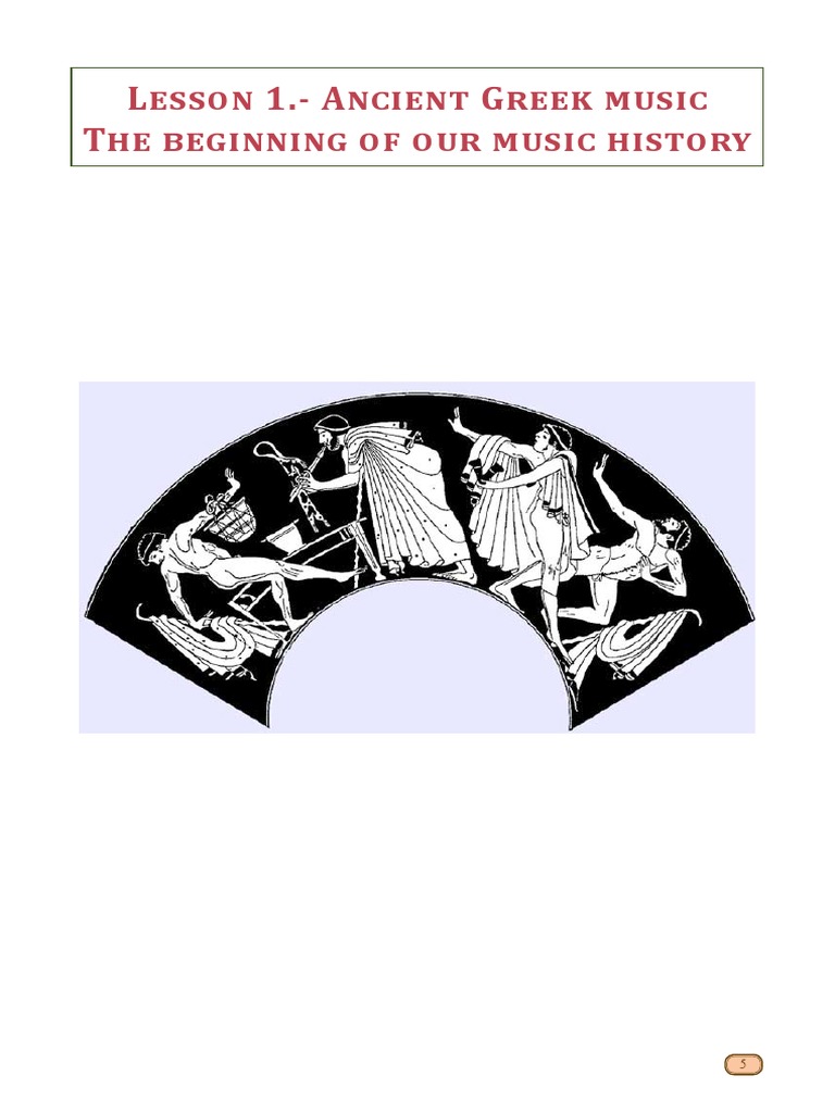 Lesson 1. - Ancient Greek Music | PDF