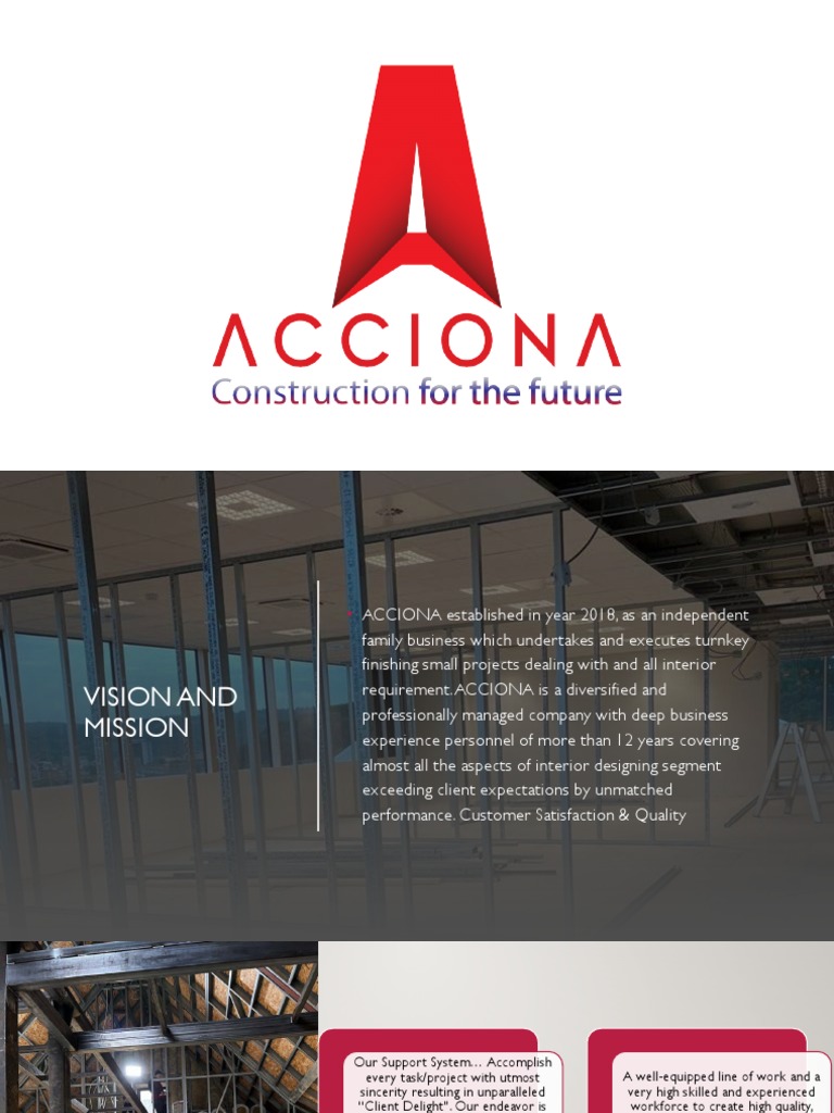 ACCIONA Interior Design and Finishing Services | PDF | Building ...