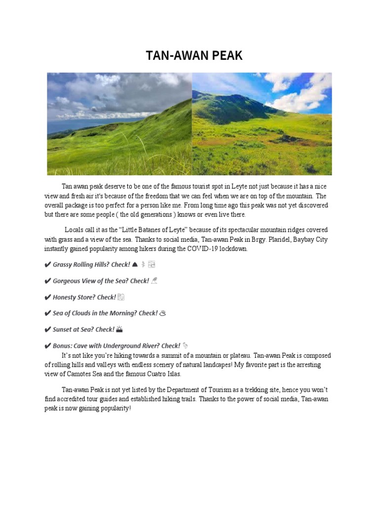 TAN-AWAN PEAK-WPS Office | PDF