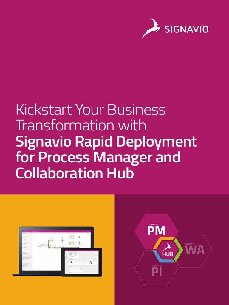 Brochure Signavio Kickstart Your Business Transformation With Signavio ...