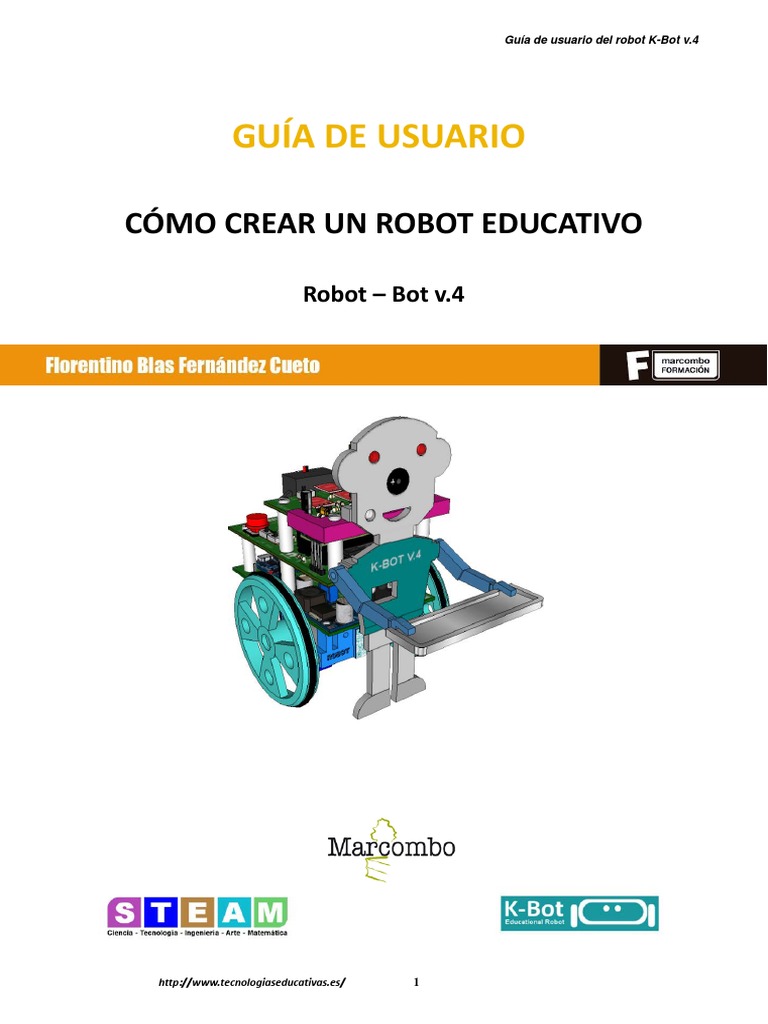 Guía de Usuario Del Robot K-Bot v.4 | PDF | Robótica | Robot