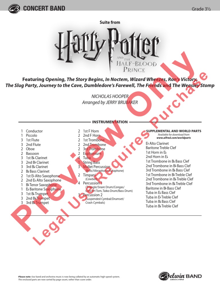 Hp6 Jerry Brubacker | PDF | Clef | Trombone