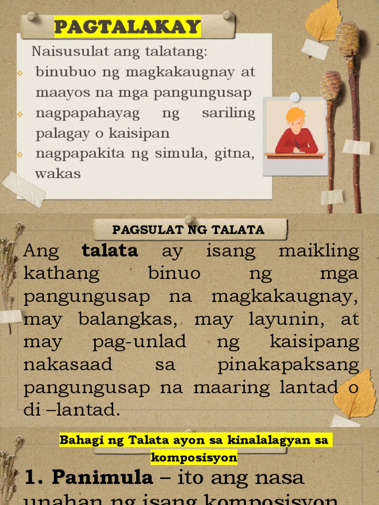 Talata Sanhi at Bunga | PDF