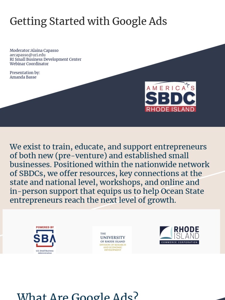 Getting Started With Google Ads | PDF | Online Advertising | Marketing