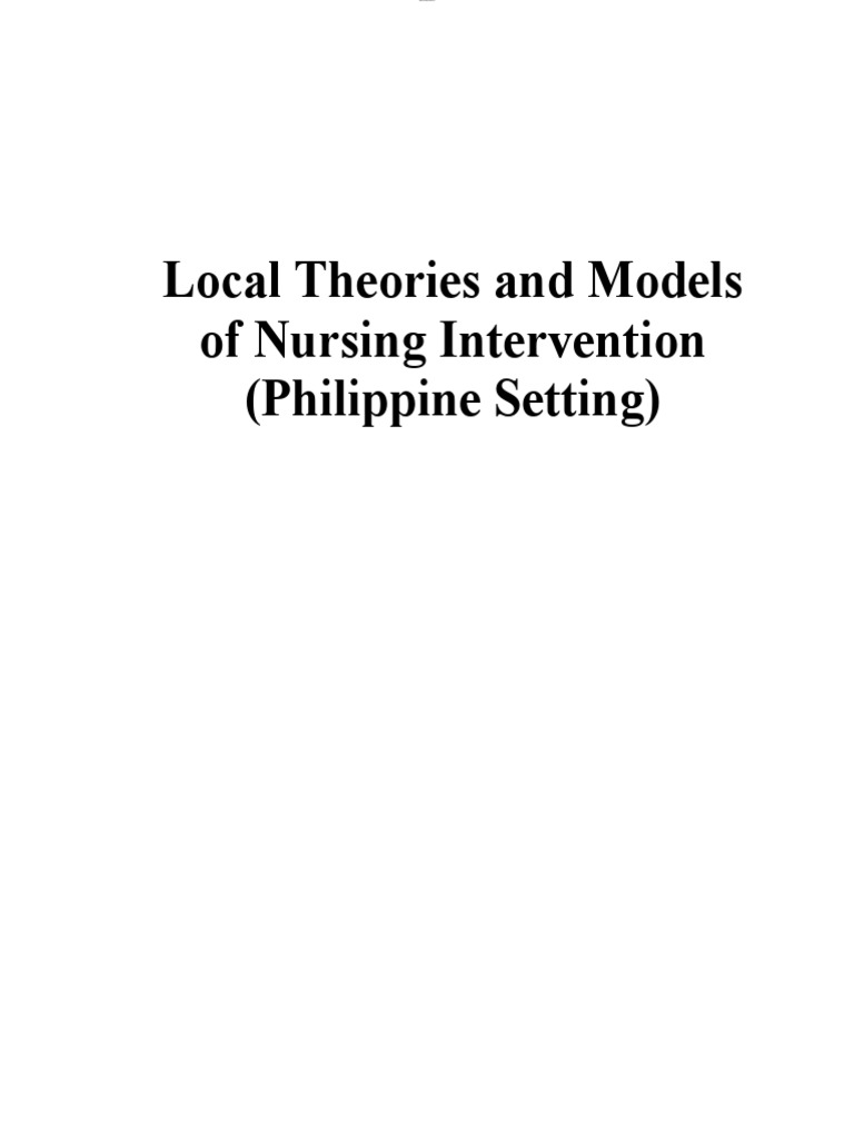 Local Theories | PDF | Nursing | Leadership