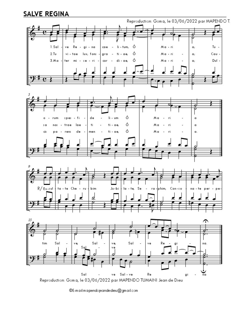 Salve Regina | PDF