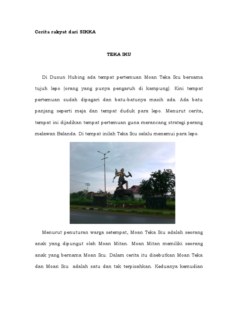 Cerita Teka Iku | PDF