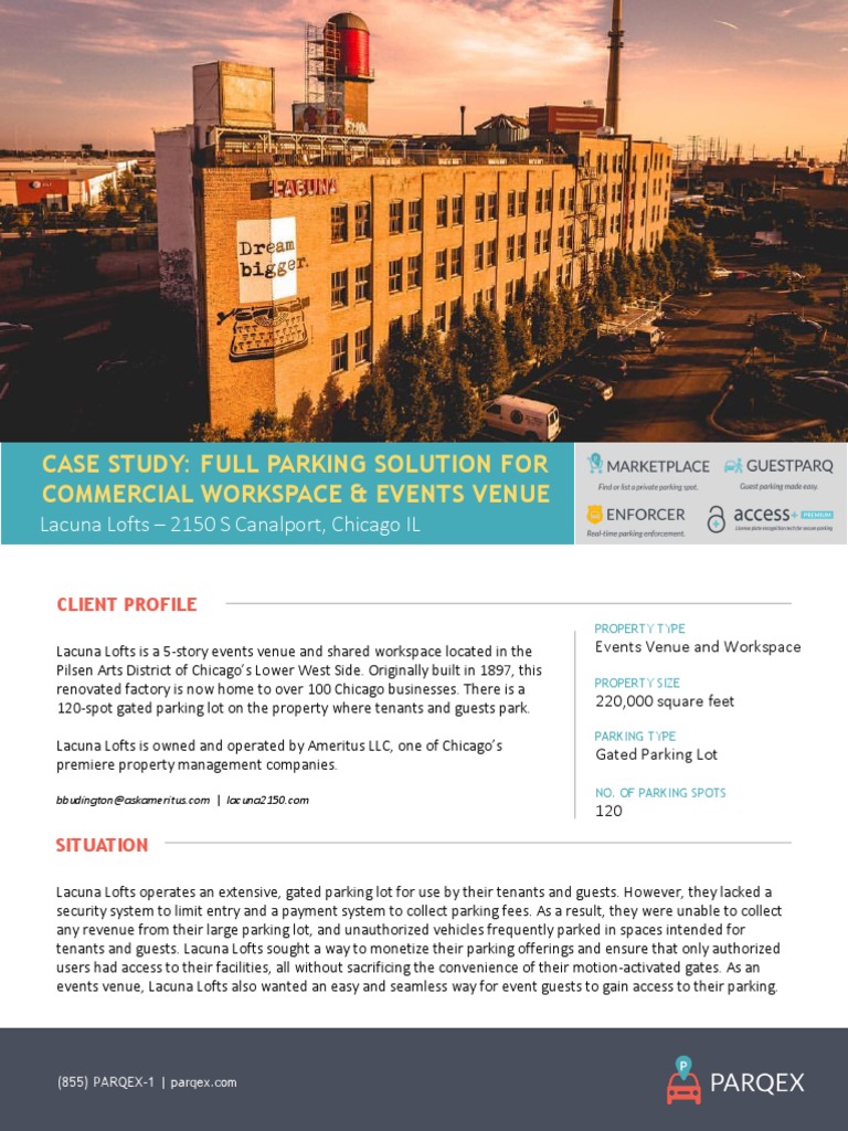 ParqEx Case-Study Lacuna Lofts Kiosk | PDF | Parking | Parking Lot
