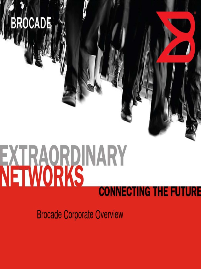 Brocade Coporate Overview | PDF | Computer Network | Data Center