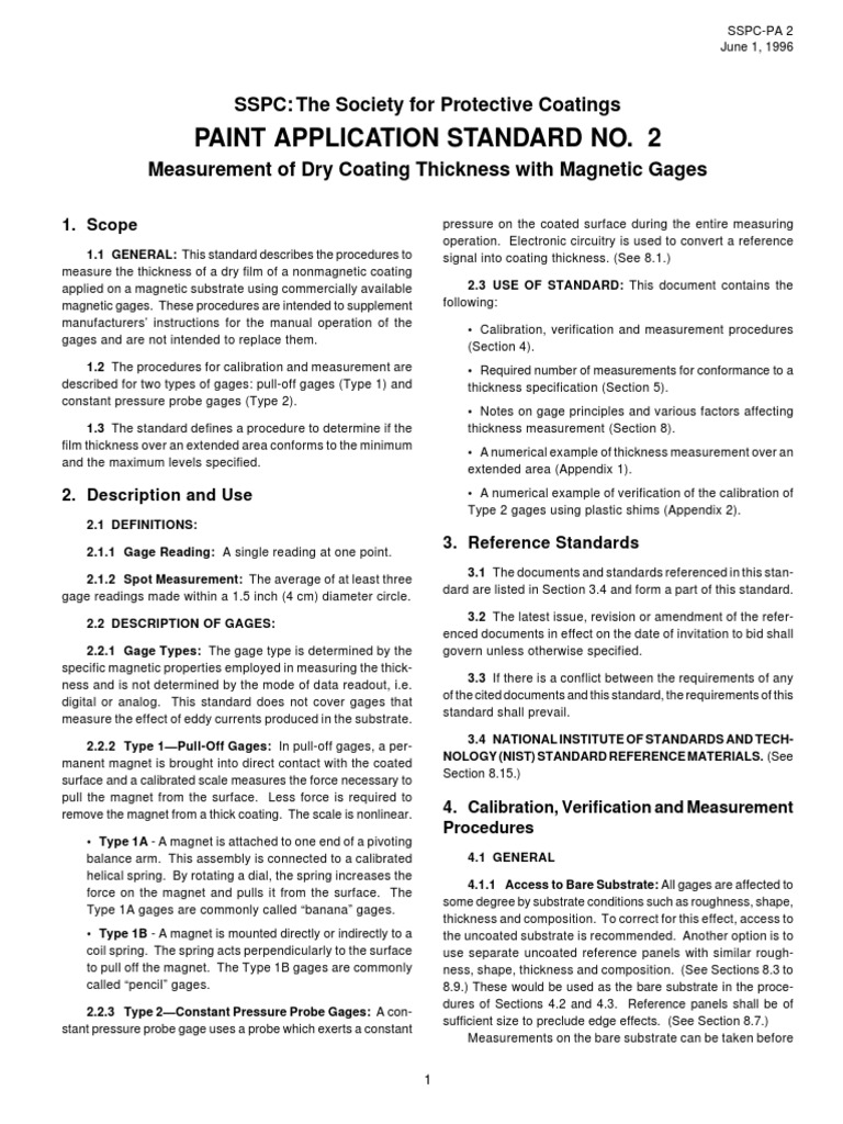 SSPC Pa2 | PDF | Calibration | Inductor