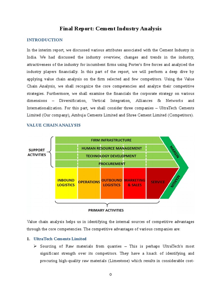 Assessing Core Competencies and Competitive Strategies in the Indian Cement Industry | PDF ...