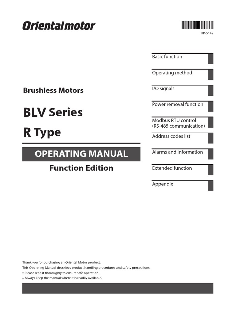 BLV R: Series Type | PDF | Input/Output | Parameter (Computer Programming)