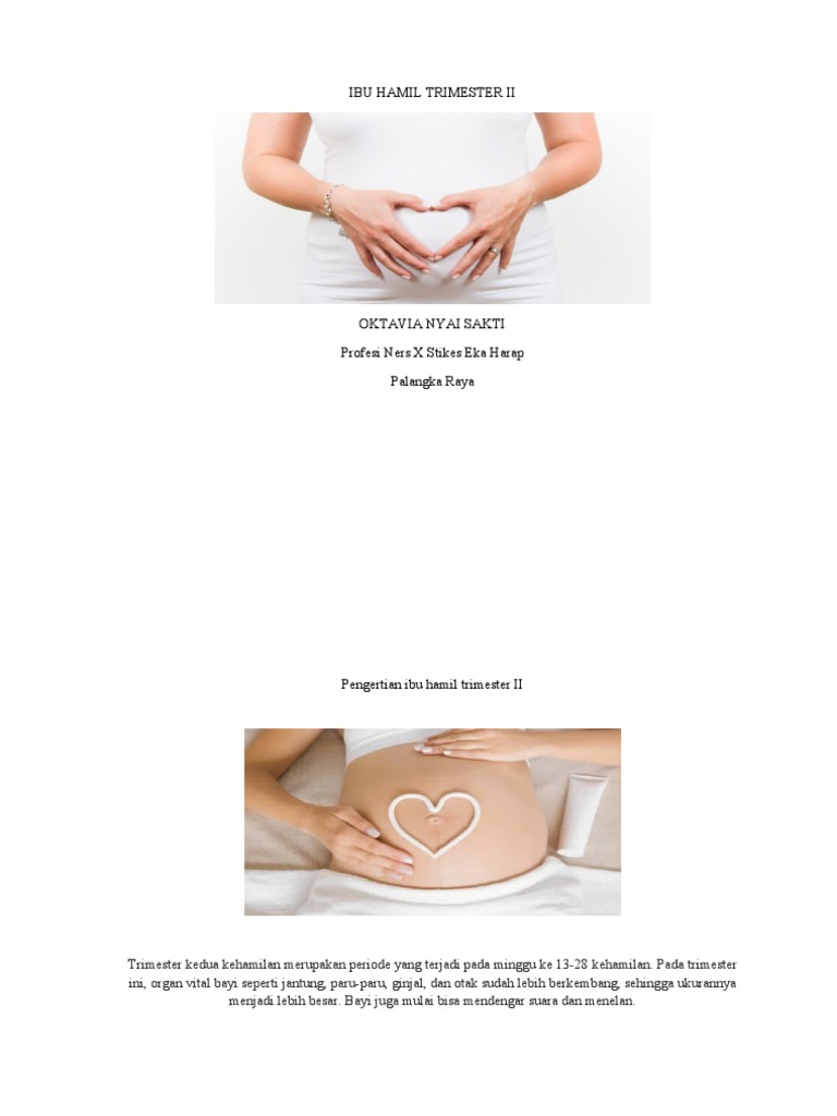 Konsep Lembar Balik Ibu Hamil Trimester Ii | PDF